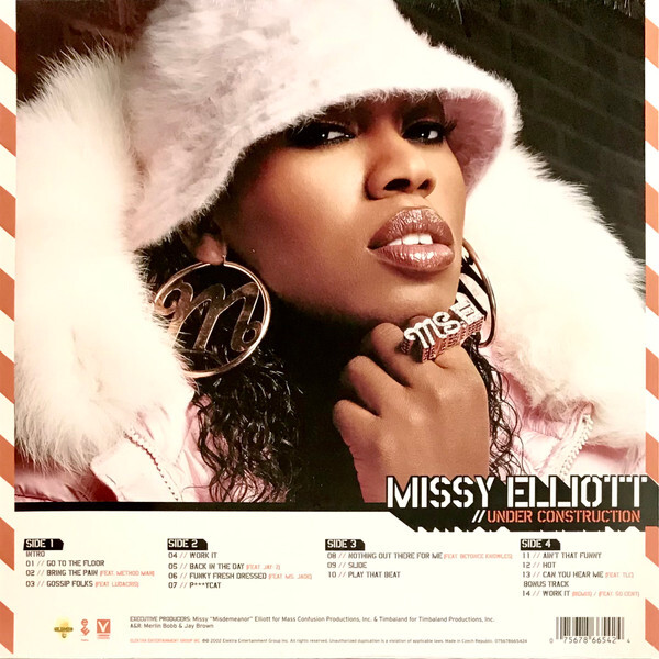 Missy Elliott Under Construction Vinyl 2 LP - Discrepancy Records