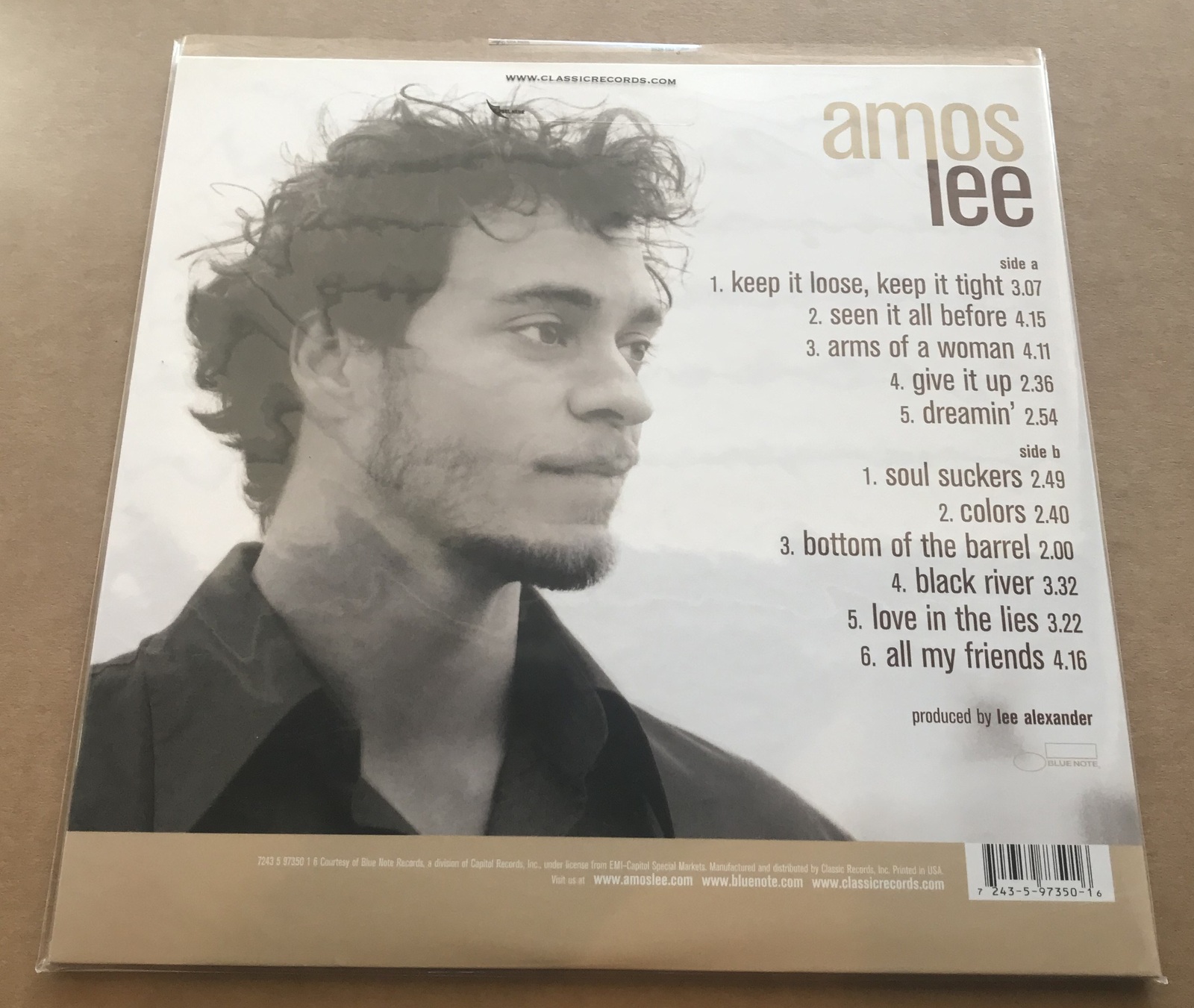 Amos Lee Amos Lee vinyl LP For Sale Online and in store Mont Albert ...