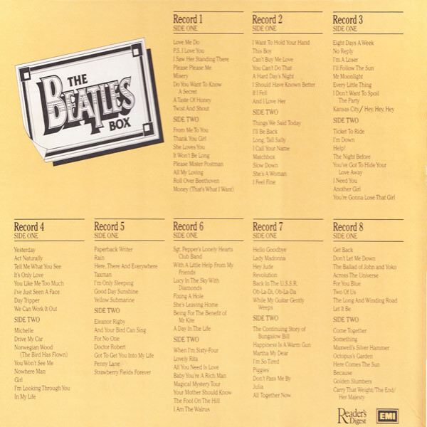 The Beatles From Liverpool - The Beatles Box Vinyl 8 LP Box Set USED ...