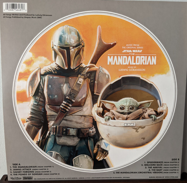 Ludwig Göransson Star Wars: The Mandalorian soundtrack Vinyl LP ...