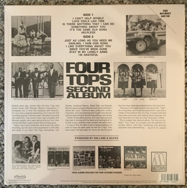 Four Tops Second Album Vinyl LP - Discrepancy Records