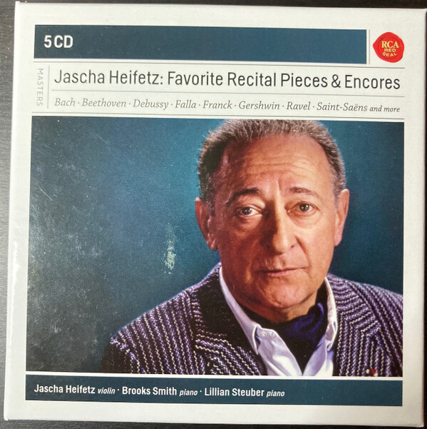 Jascha Heifetz - Favorite Recital Pieces & Encores Box Set buy new ...