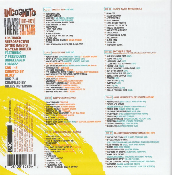 Incognito - Always There 1981-2021 Box Set buy new & used at ...