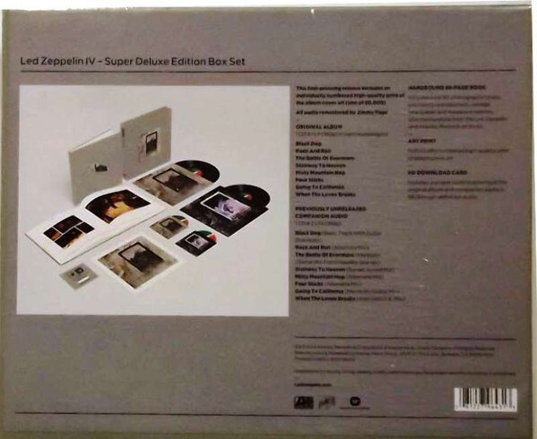 Led Zeppelin Led Zeppelin IV Multi CD/Vinyl 2 LP Box Set - Discrepancy ...