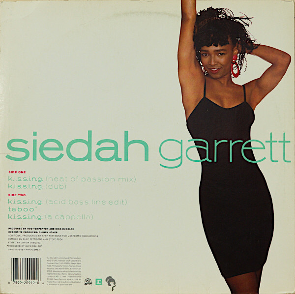 Siedah Garrett K.I.S.S.I.N.G. Vinyl - Discrepancy Records