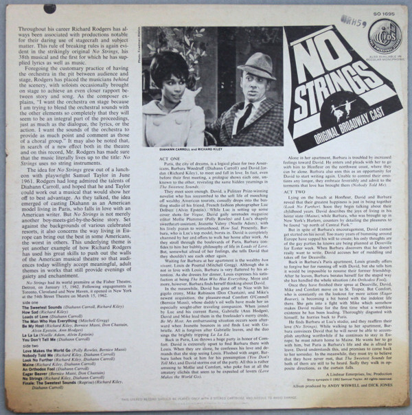 Richard Rodgers;Richard Kiley;Diahann Carroll - No Strings (Original ...