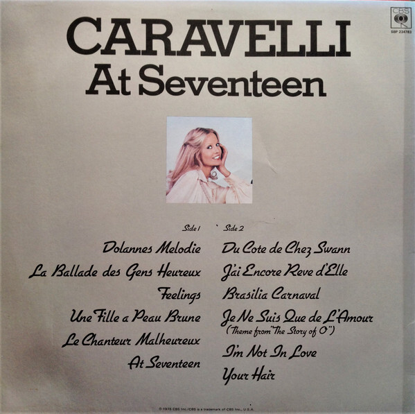 Caravelli - At Seventeen - VINYL buy new and used at Discrepancy ...