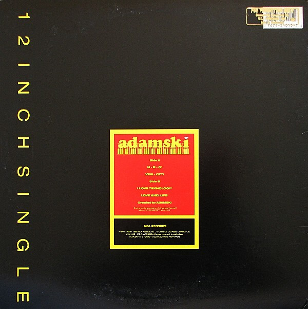 Adamski N-R-G Vinyl - Discrepancy Records