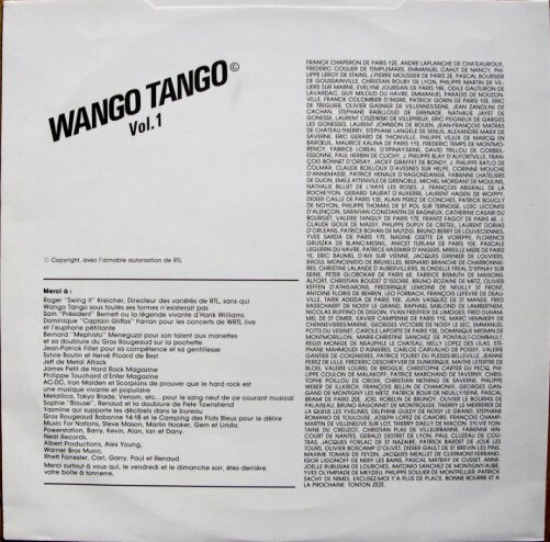 Various - Wango Tango Vol. 1 Vinyl buy new and used at Discrepancy ...