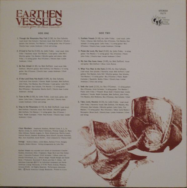 St. Louis Jesuits Earthen Vessels Vinyl LP - Discrepancy Records