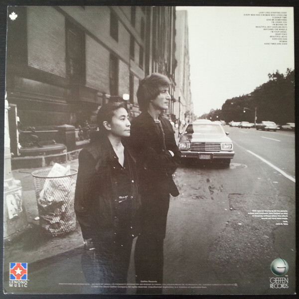 John Lennon & Yoko Ono Double Fantasy Vinyl LP - Discrepancy Records