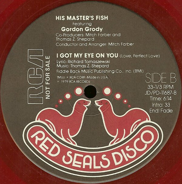 His Master's Fish / Gordon Grody The Ballad Of Sweeney Todd Vinyl ...