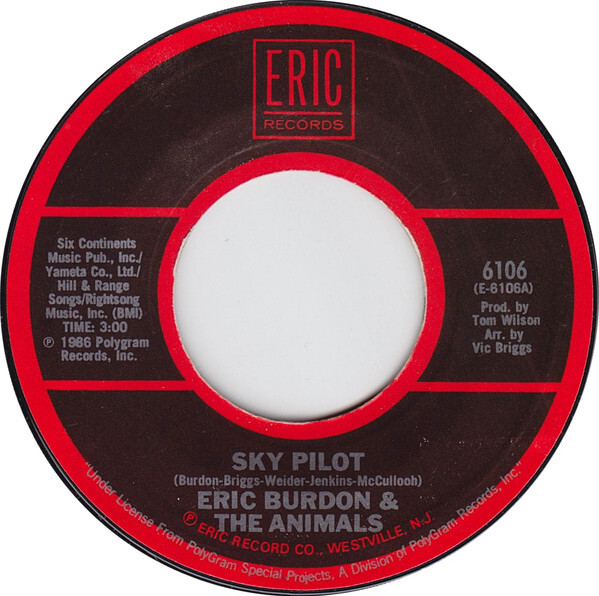 Eric Burdon & The Animals Sky Pilot / Don't Bring Me Down Vinyl ...