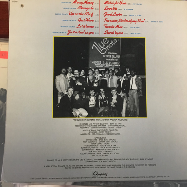 George Olliver / Gangbuster / Shawne Jackson / Roy Kenner / Jayson King ...