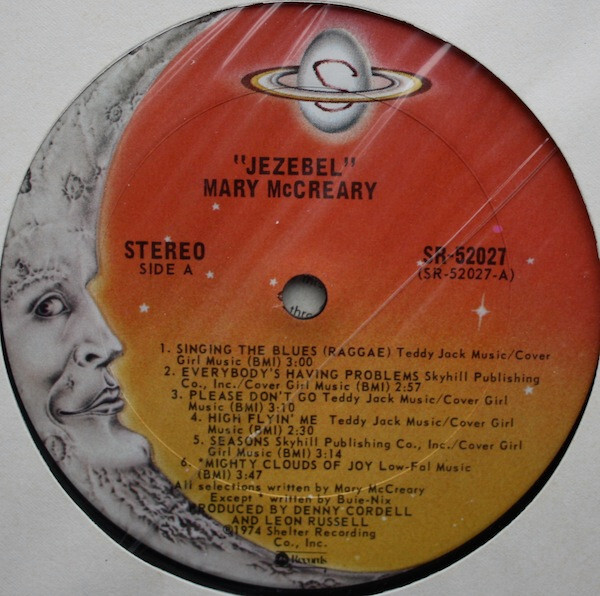 Mary McCreary Jezebel Vinyl LP - Discrepancy Records