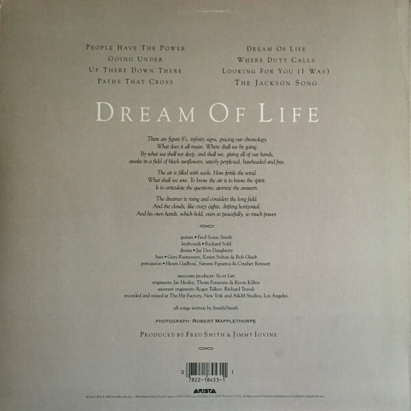 Patti Smith Dream Of Life Vinyl LP - Discrepancy Records