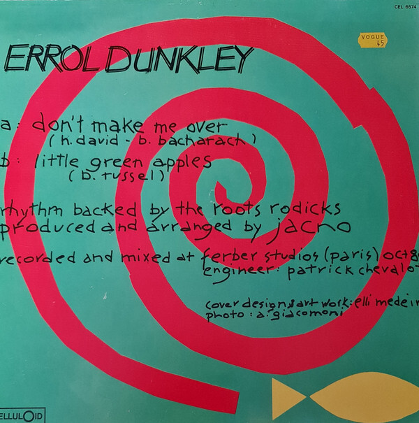 Errol Dunkley Don't Make Me Over / Little Green Apples Vinyl ...