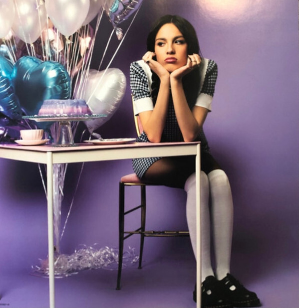 Olivia Rodrigo Sour alt cover BLUE vinyl LP + poster For Sale Online ...