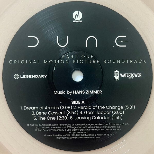 Hans Zimmer Dune Part One (Original Motion Picture Soundtrack) Vinyl 2 ...