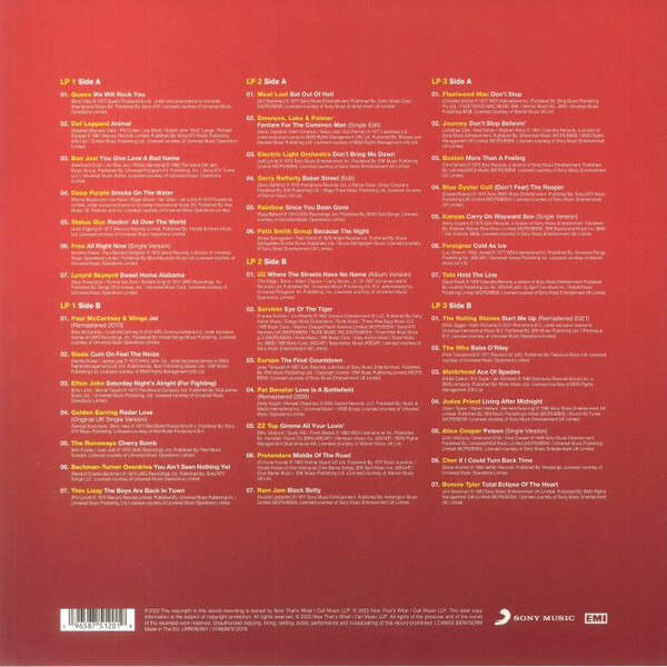 Various Now That's What I Call Rock Vinyl 3 LP - Discrepancy Records