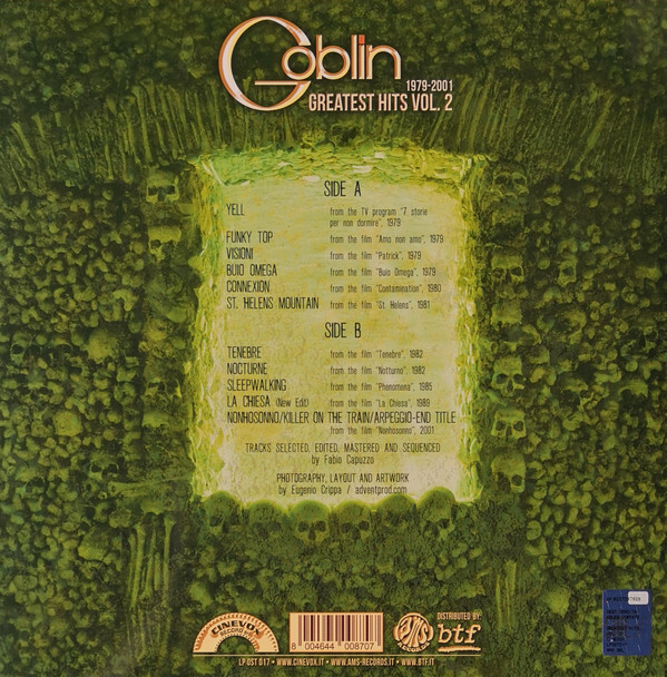 Goblin Greatest Hits Vol. 2 (1979-2001) Vinyl LP - Discrepancy Records