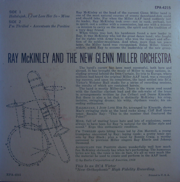 Ray McKinley / The New Glenn Miller Orchestra Ray McKinley And The New ...