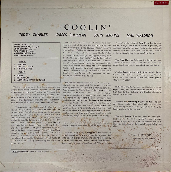 Teddy Charles / Idrees Sulieman / John Jenkins (2) / Mal Waldron Coolin ...