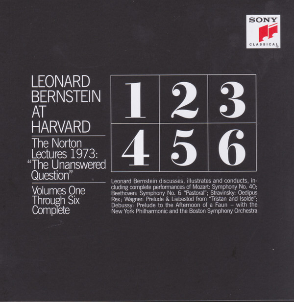 Leonard Bernstein - Leonard Bernstein At Harvard - The Norton Lectures ...