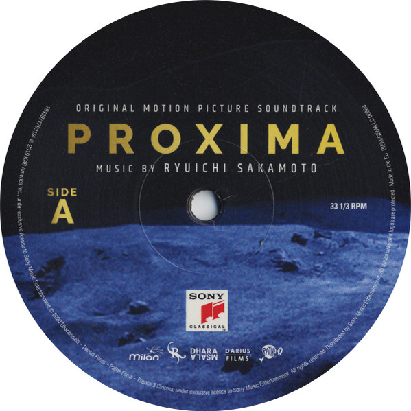 Ryuichi Sakamoto Proxima (Original Motion Picture Soundtrack) Vinyl LP ...