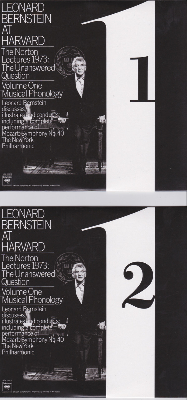 Leonard Bernstein - Leonard Bernstein At Harvard - The Norton Lectures ...
