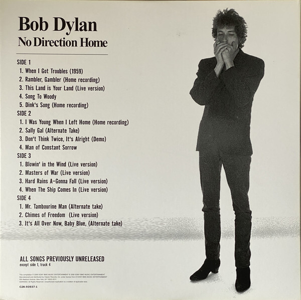 Bob Dylan No Direction Home: The Soundtrack (A Martin Scorsese Picture ...