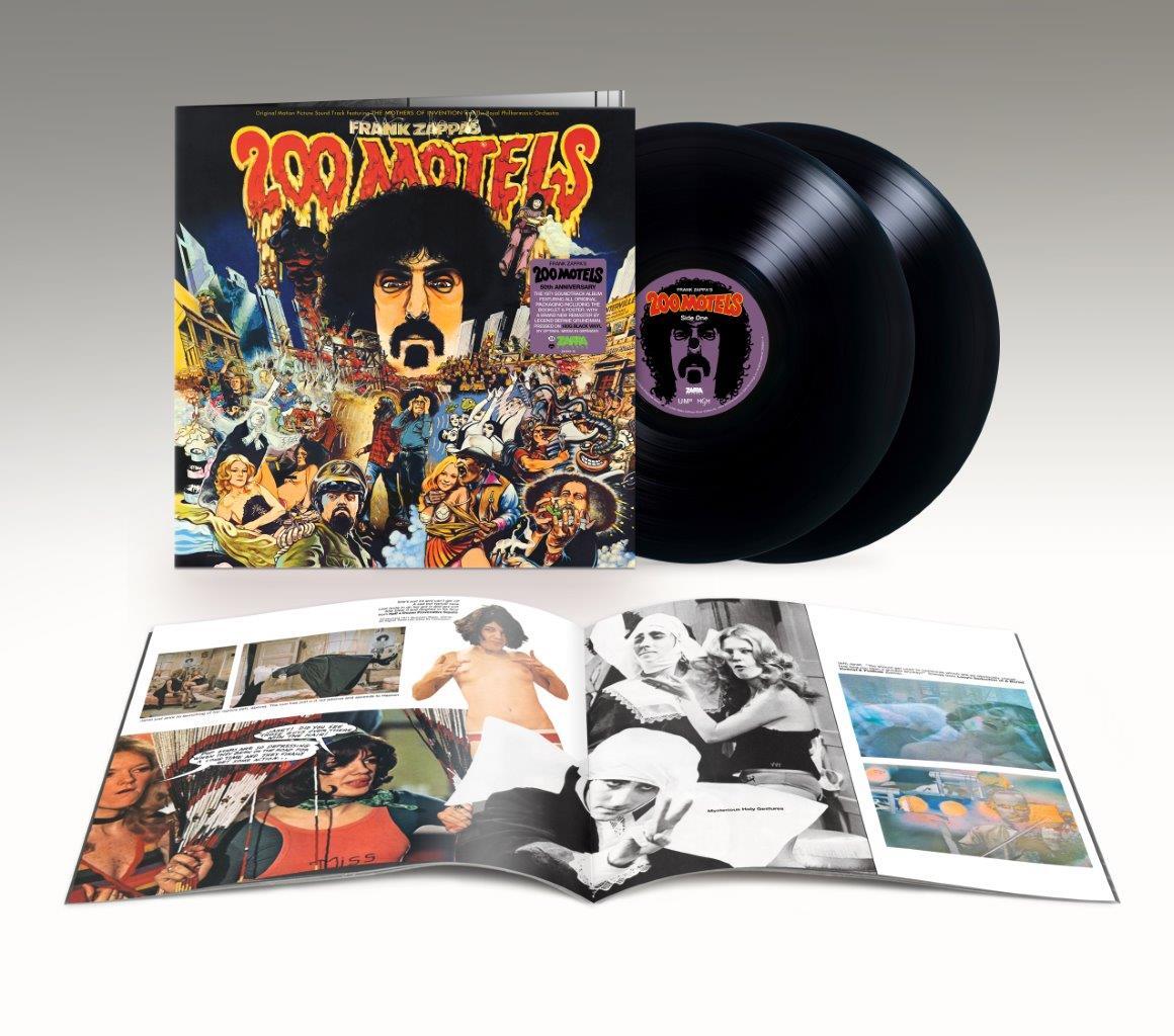 Frank Zappa 200 Motels soundtrack 50th anny 180gm black vinyl 2 LP