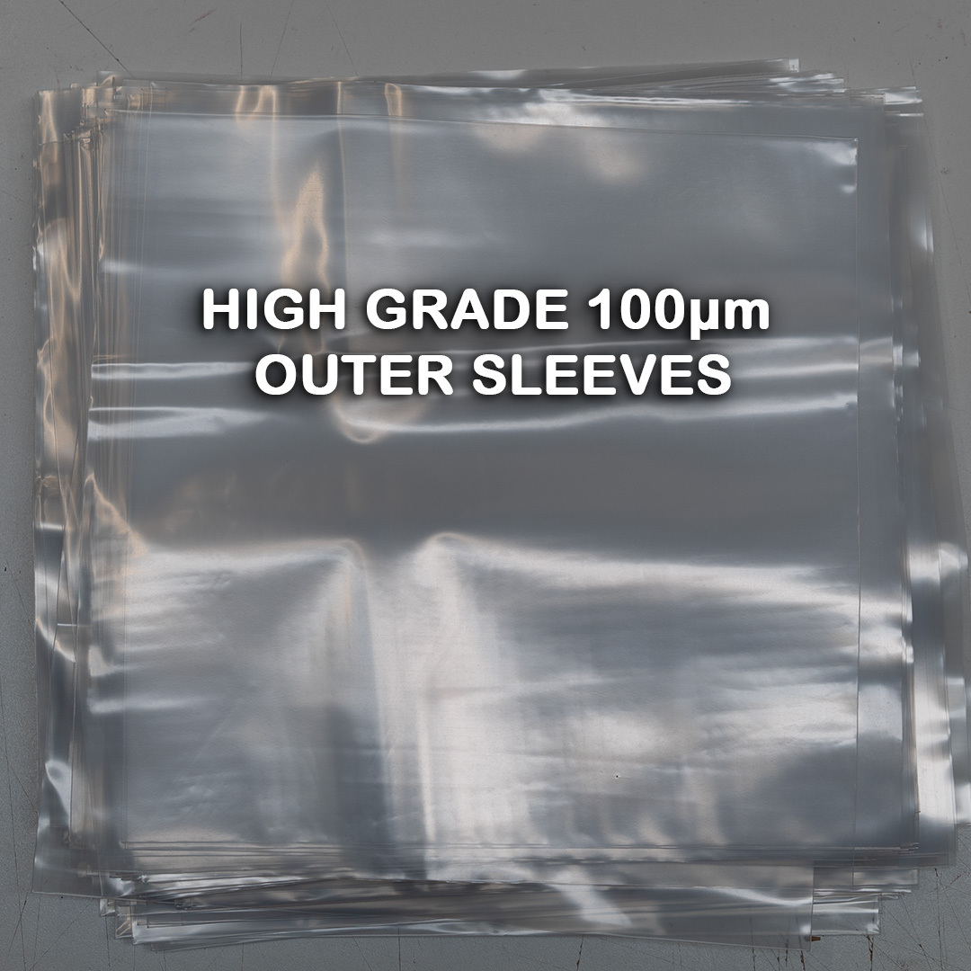 Discrepancy Records high grade plastic outer sleeves for Vinyl LPs Aus made