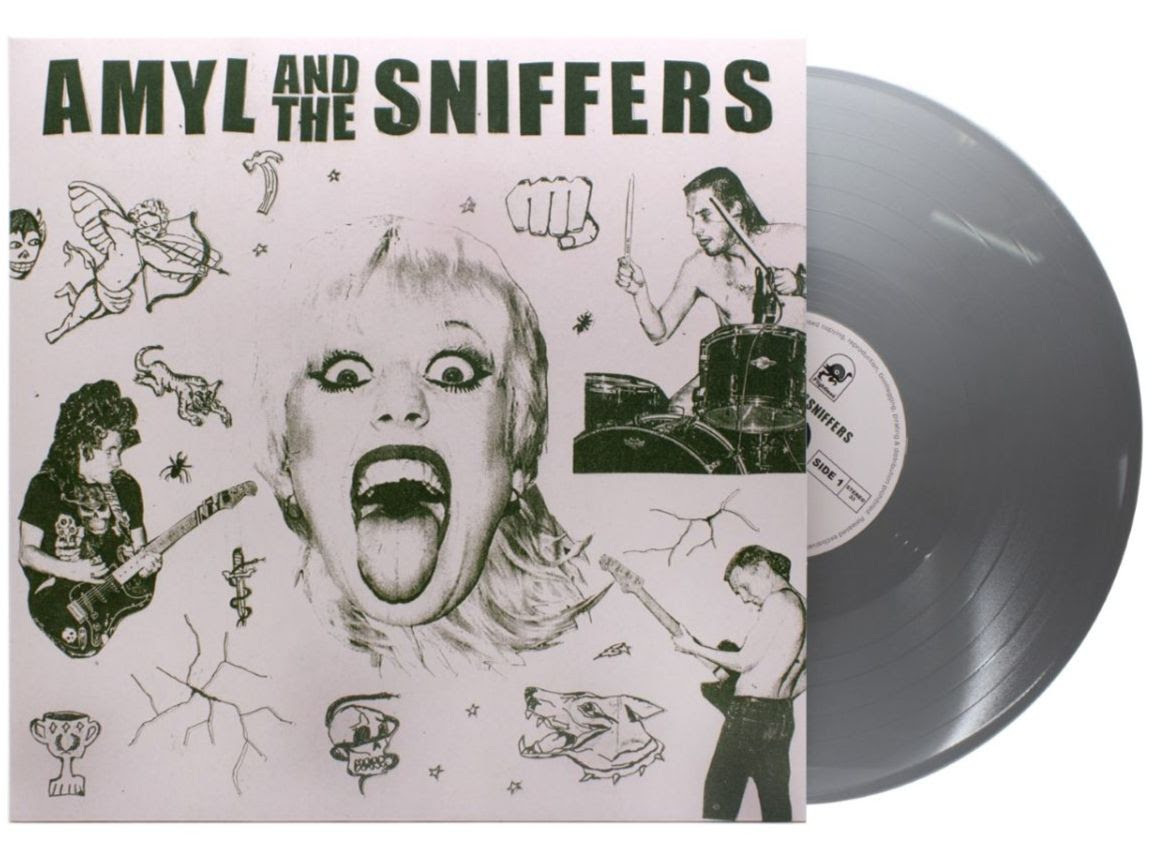 Amyl and The Sniffers limited CHROME ANGEL edition SILVER vinyl LP