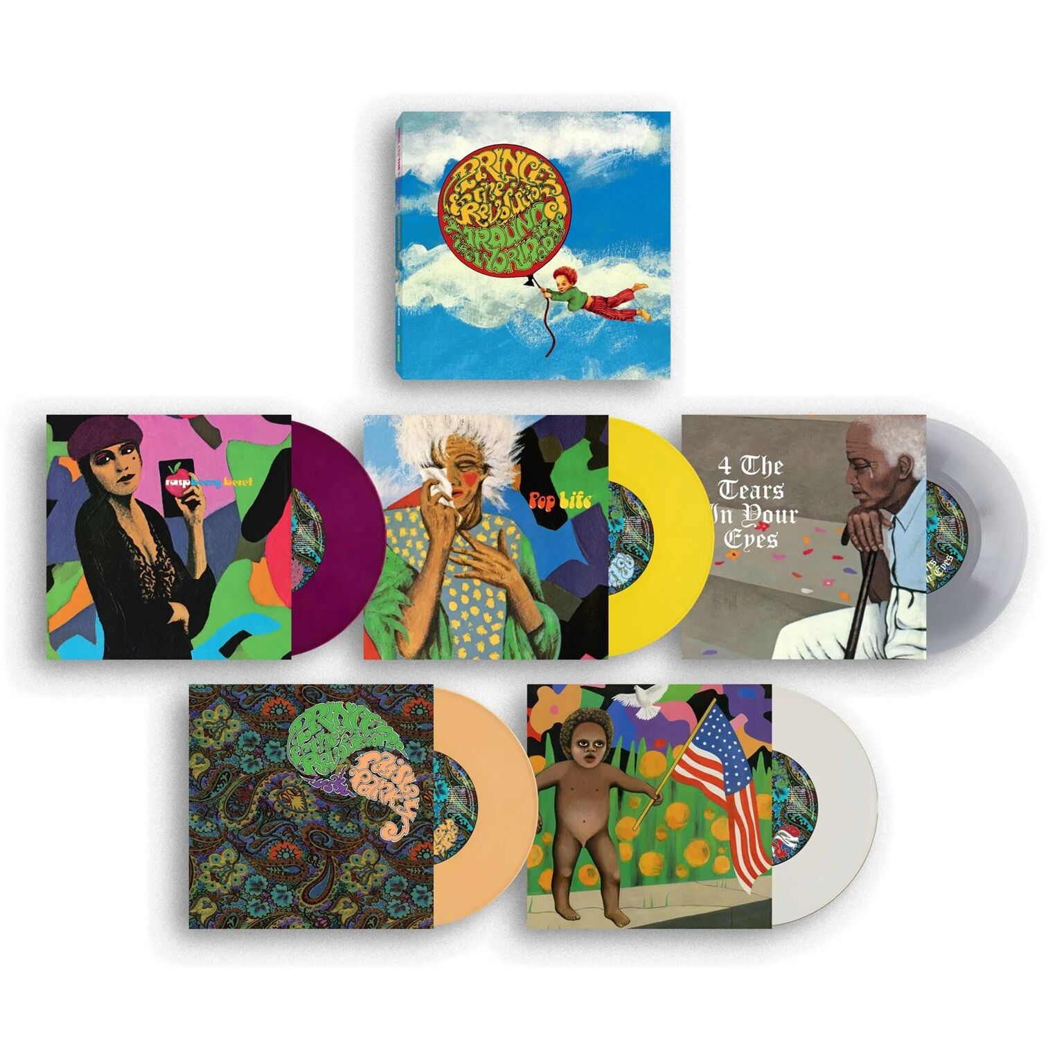 Prince & The Revolution Around The World In A Day VINYL 5 X 7INCH BOX ...
