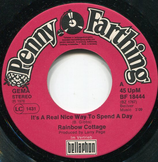 Rainbow Cottage It's A Real Nice Way To Spend A Day VINYL - Discrepancy ...