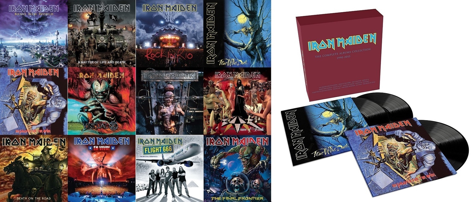 Iron Maiden - The Complete Albums Collection 1990-2015 Vinyl buy new ...