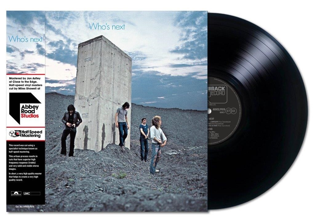 The Who Who's Next 50th Anniversary BLACK VINYL LP 1/2 SPEED MASTERED ...