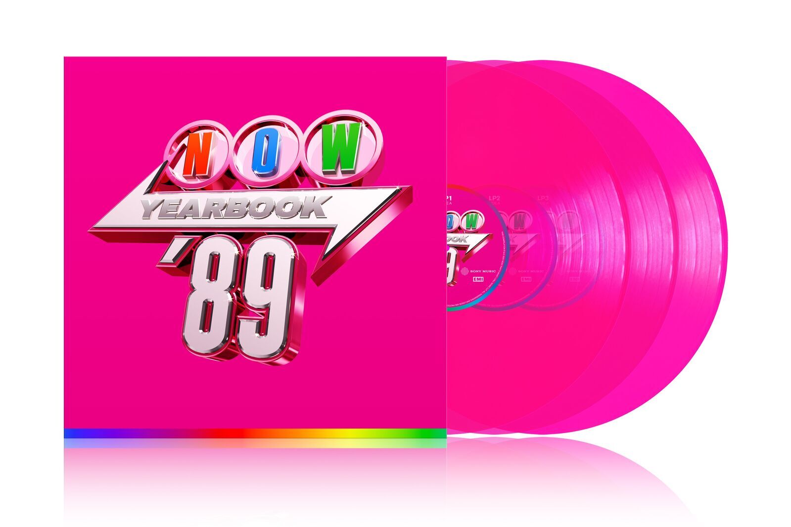 Various Now: Yearbook 1989 TRANSLUCENT PINK VINYL 3LP - Discrepancy Records