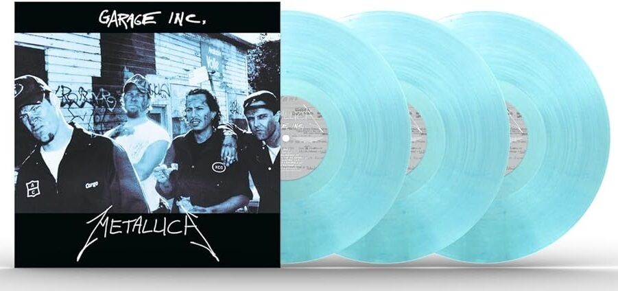 Metallica Garage Inc REISSUE LIMITED FADE TO BLUE TRANSLUCENT BLUE ...