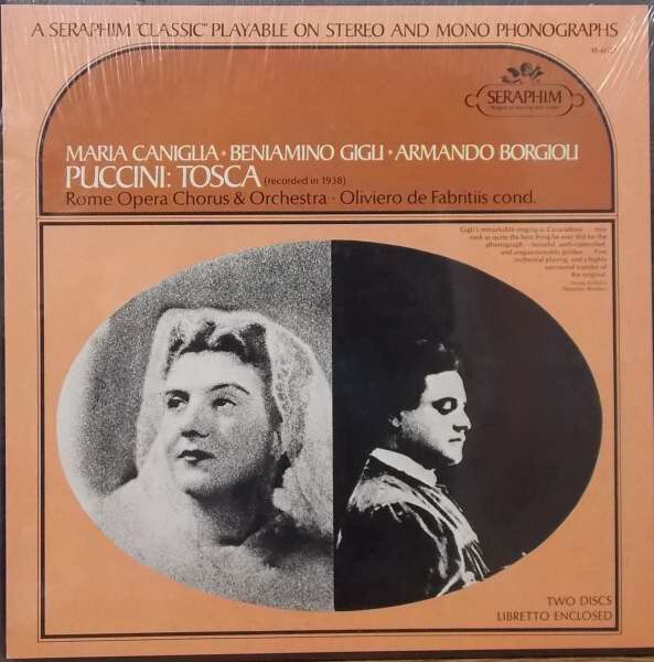 Giacomo Puccini / Maria Caniglia / Beniamino Gigli / Armando Borgioli ...