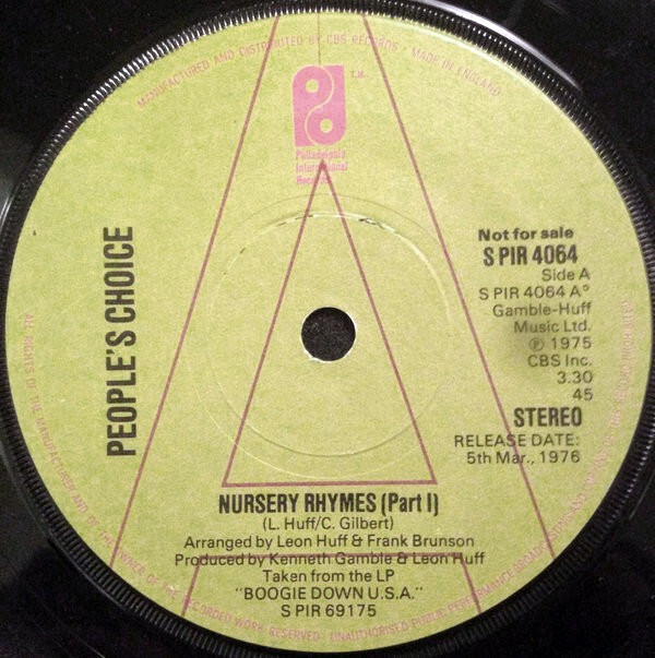 People's Choice Nursery Rhymes Vinyl - Discrepancy Records