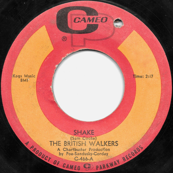 The British Walkers Shake / That Was Yesterday Vinyl - Discrepancy Records