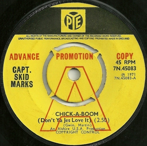 Capt. Skid-Marks Chick-A-Boom (Don't Ya Jes Love It) / Abigail Vinyl ...