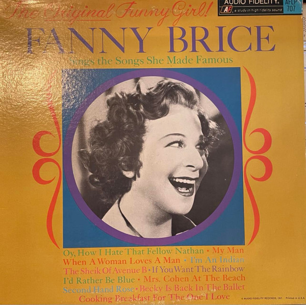 Fanny Brice - The Original Funny Girl Vinyl buy new and used at ...