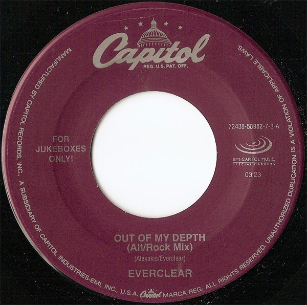 Everclear - Out Of My Depth Vinyl buy new and used at Discrepancy ...