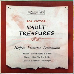 Jascha Heifetz / William Primrose / Emanuel Feuermann / Wolfgang ...