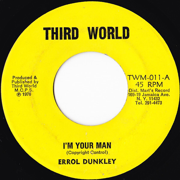 Errol Dunkley I'm Your Man Vinyl - Discrepancy Records