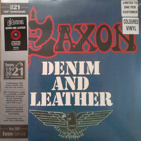 Saxon Denim And Leather Vinyl LP - Discrepancy Records