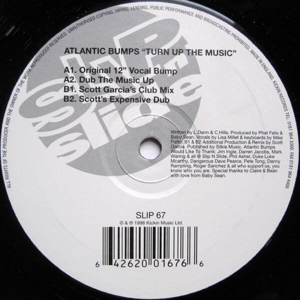Atlantic Bumps - Turn Up The Music - VINYL buy new and used at ...